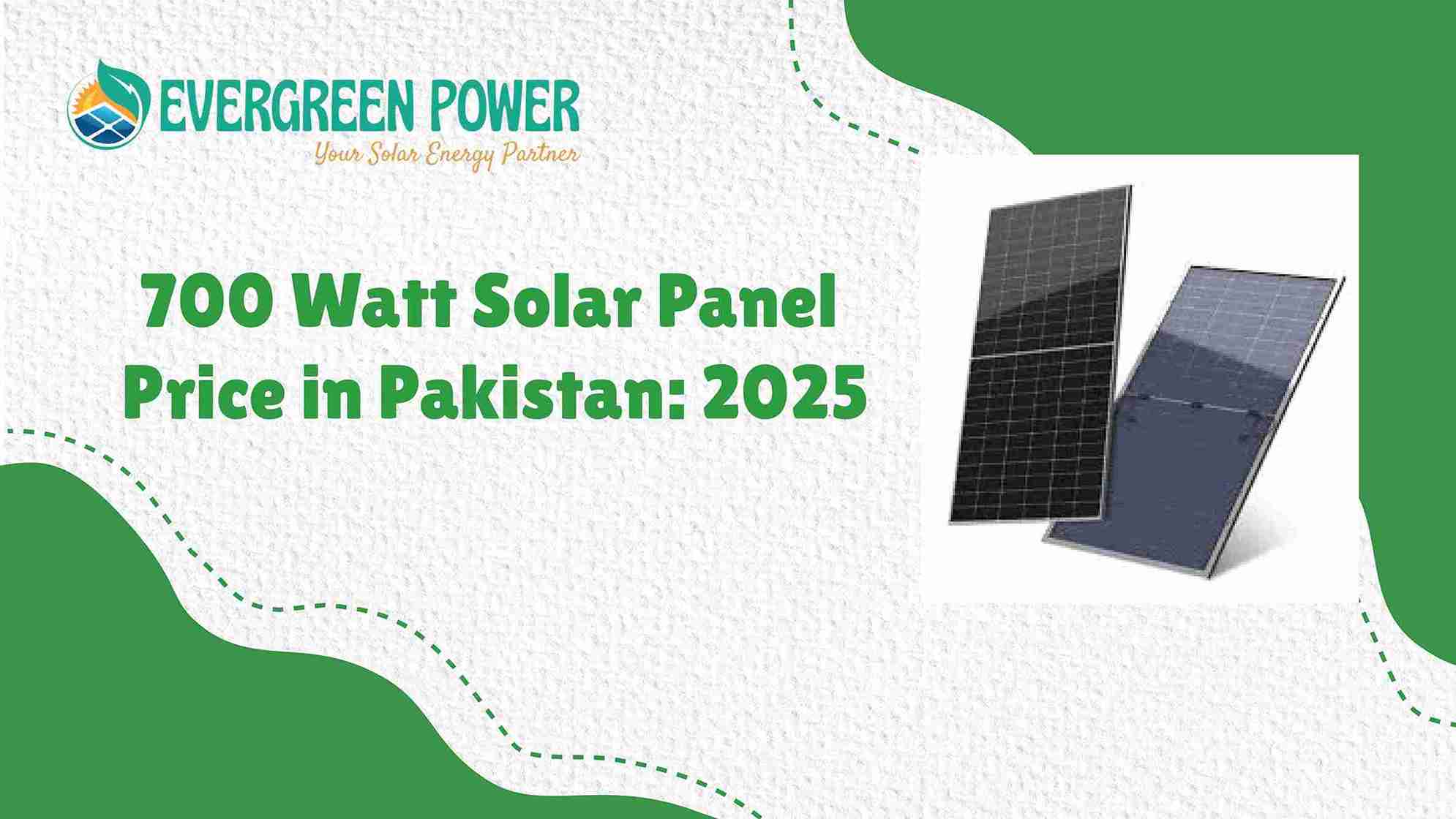 700 Watt Solar Panel Price In Pakistan: 2025